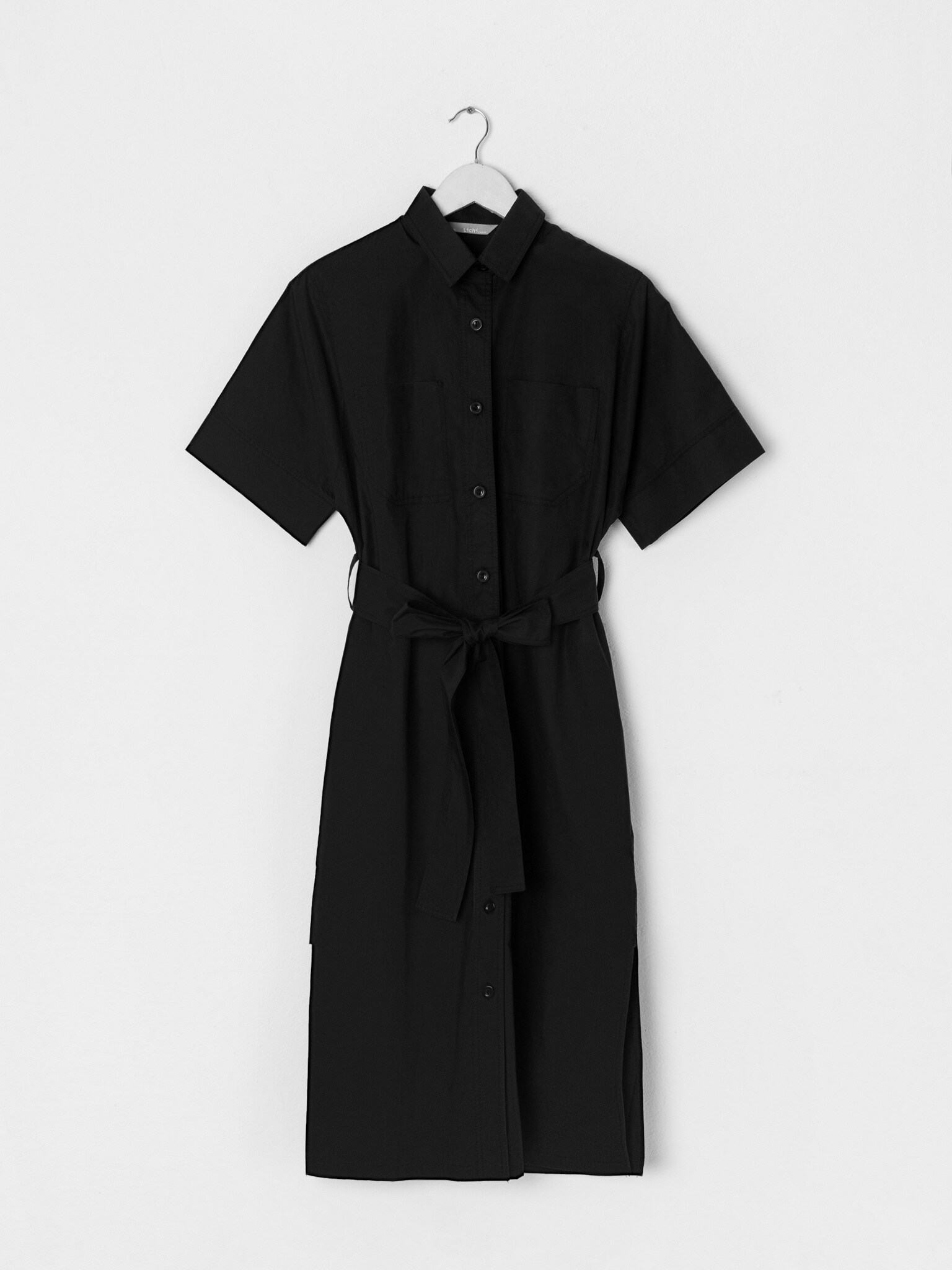 Belted Cotton Shirt Dress LICHI Online Fashion Store belted-cotton-shirt-dress-lichi-online-fashion-store