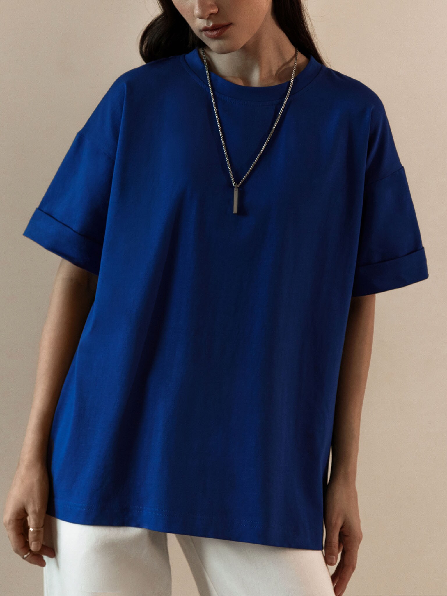 Cotton jersey T shirt LICHI Online Fashion Store cotton-jersey-t-shirt-lichi-online-fashion-store