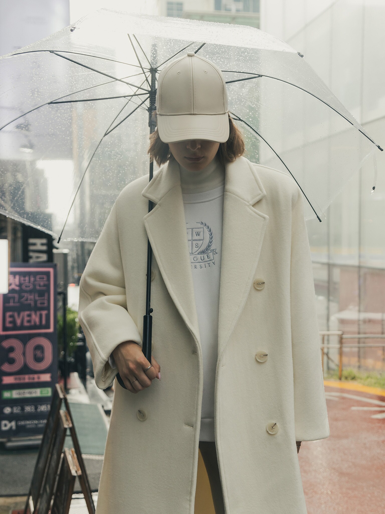 Double Breasted Midi Wool Coat Lichi Online Fashion Store