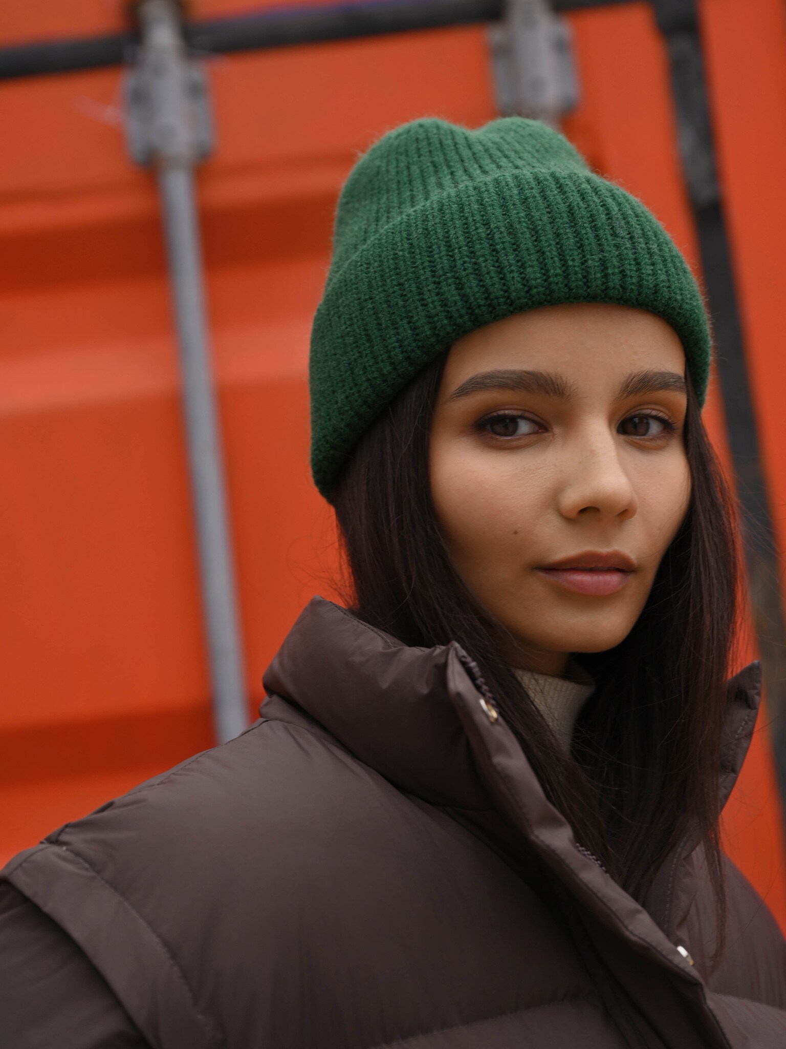 Turn-up knit beanie :: LICHI - Online fashion store