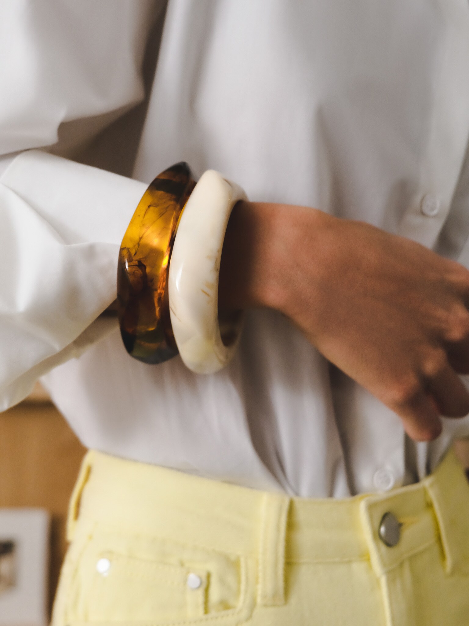Set of two bracelets with stone imitation :: LICHI - Online fashion store