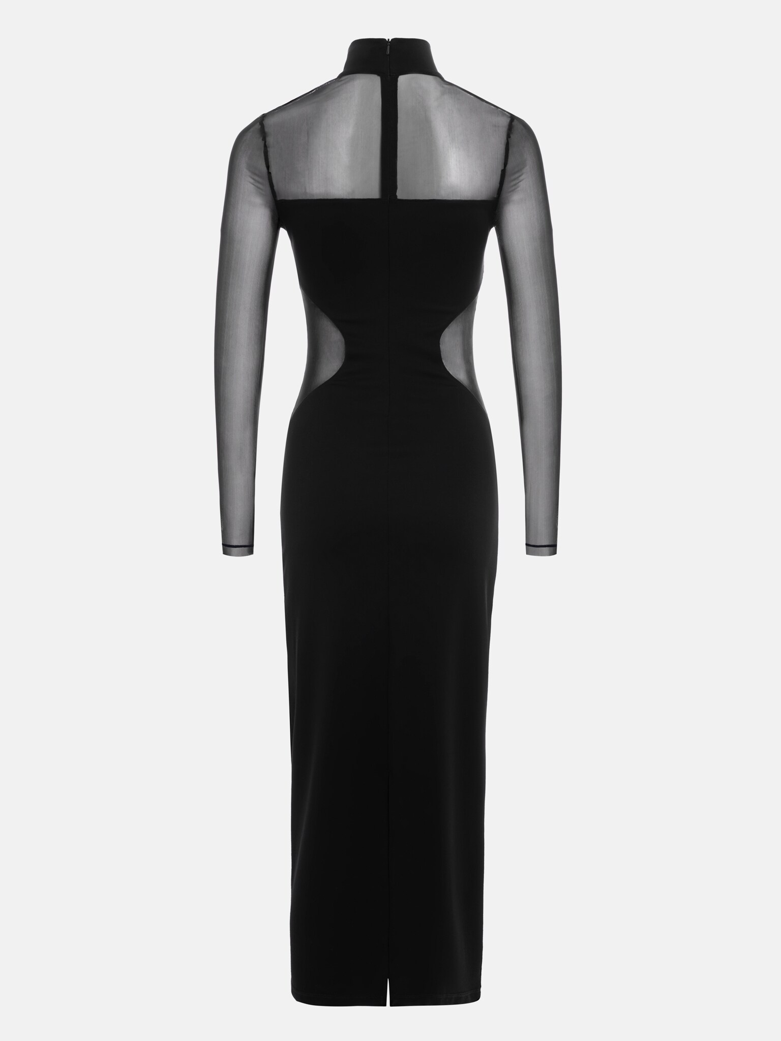 Платье миди с полупрозрачным лифом :: LICHI - Online fashion store