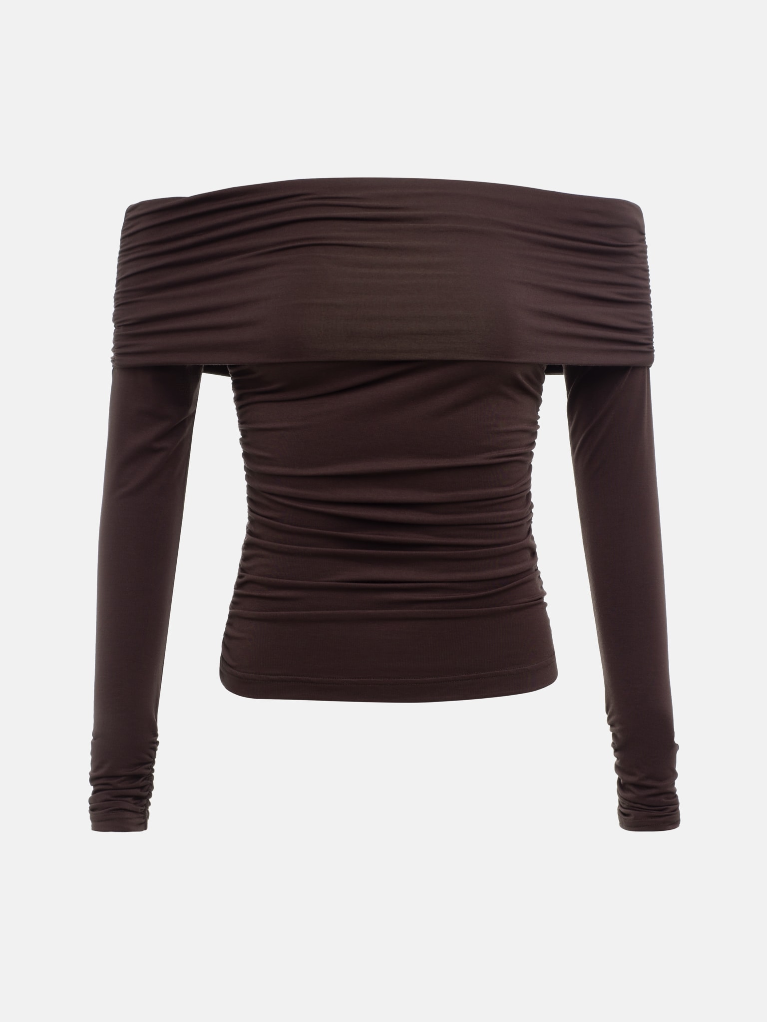 Топ с открытыми плечами и драпировкой на лифе :: LICHI - Online fashion ...
