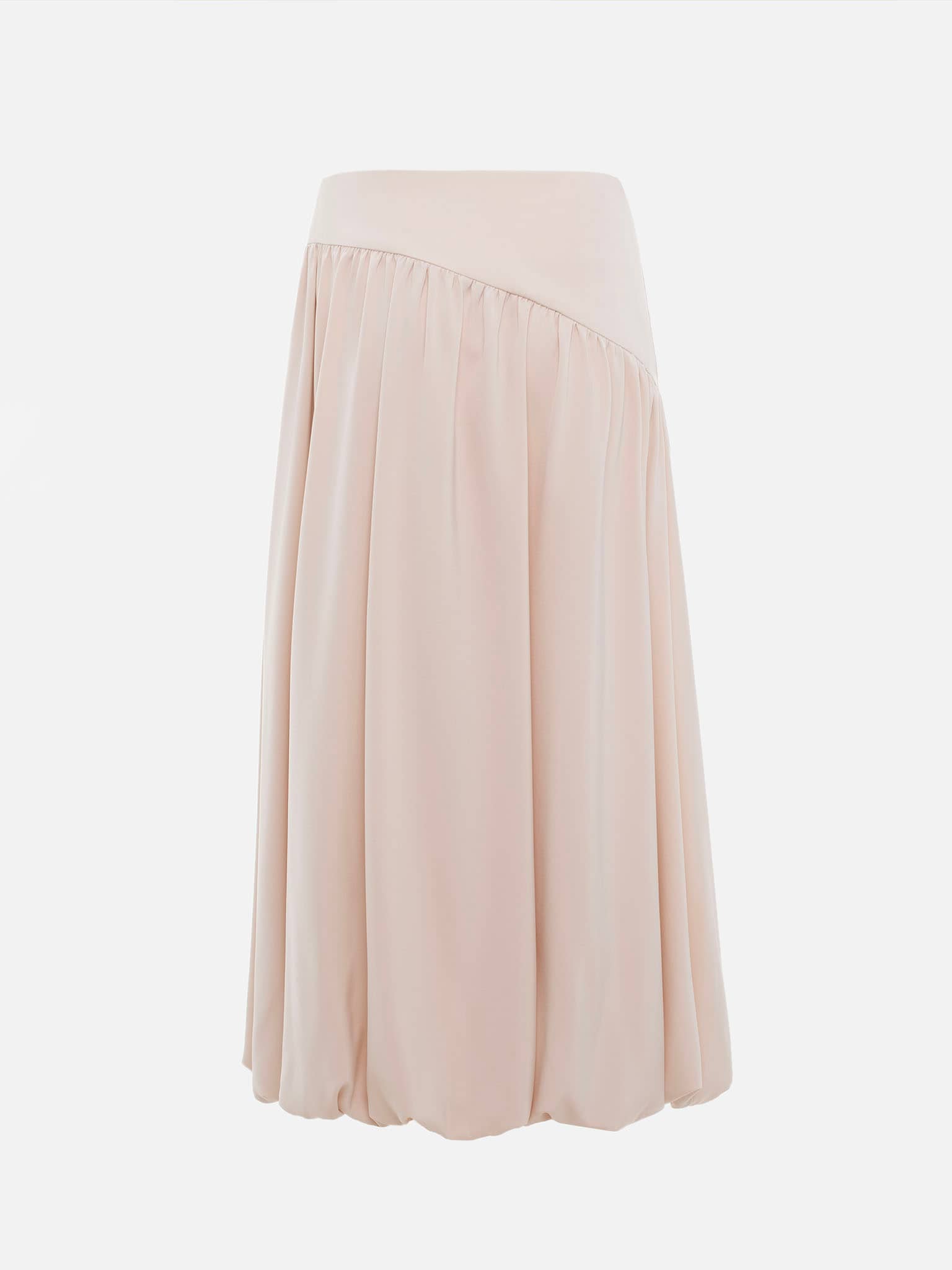Юбка баллон миди с асимметричным поясом :: LICHI - Online fashion store