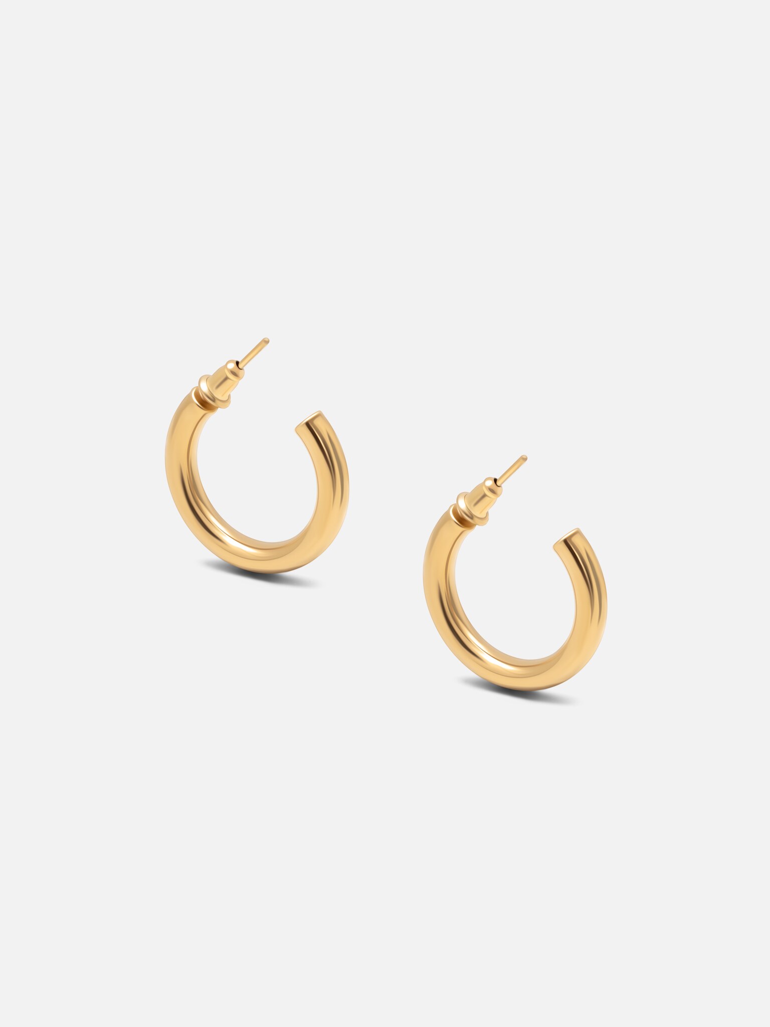 Voluminous half-hoop earrings :: LICHI - Online fashion store