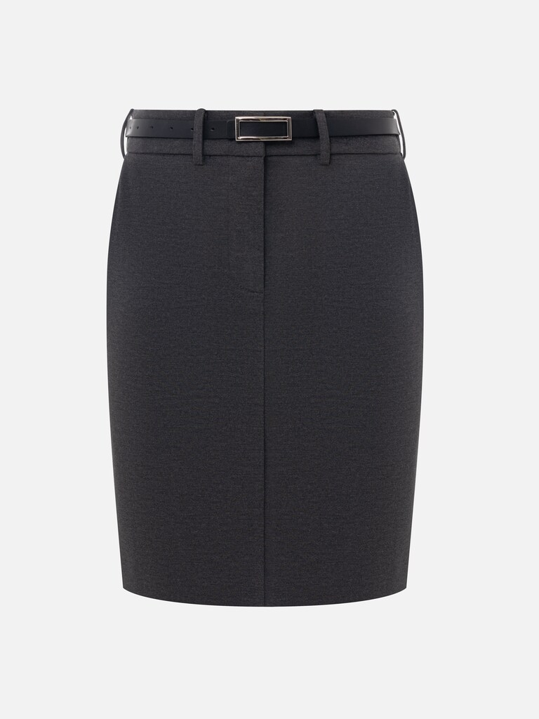 Прямая юбка-карандаш до колена с ремнем :: LICHI - Online fashion store