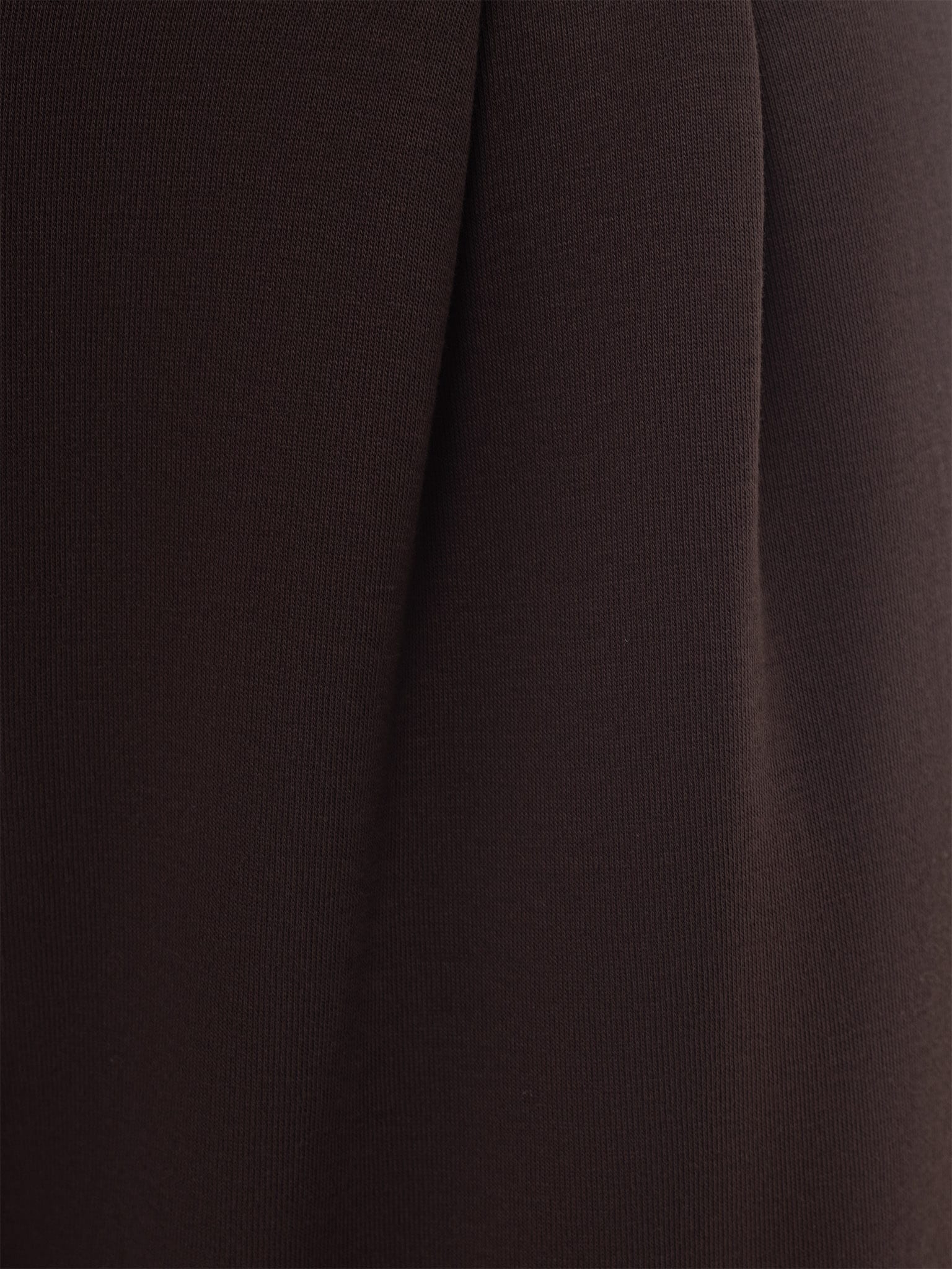 Прямые брюки из футера с защипами на талии :: LICHI - Online fashion store
