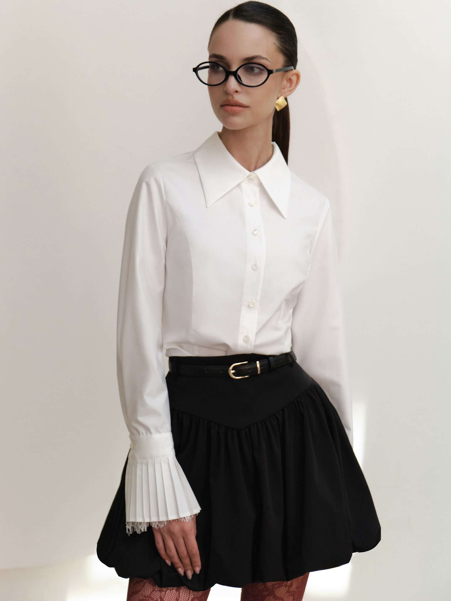 Юбка баллон с широким поясом Lichi Online Fashion Store