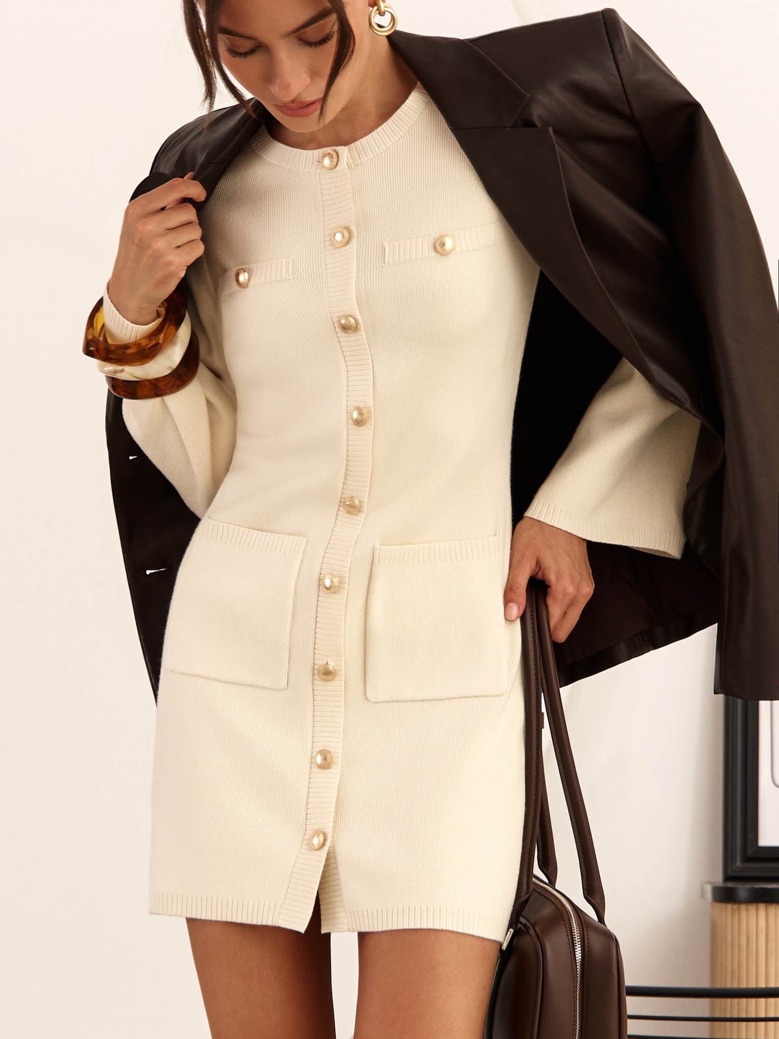 Платье мини с расклешенными рукавами :: LICHI - Online fashion store