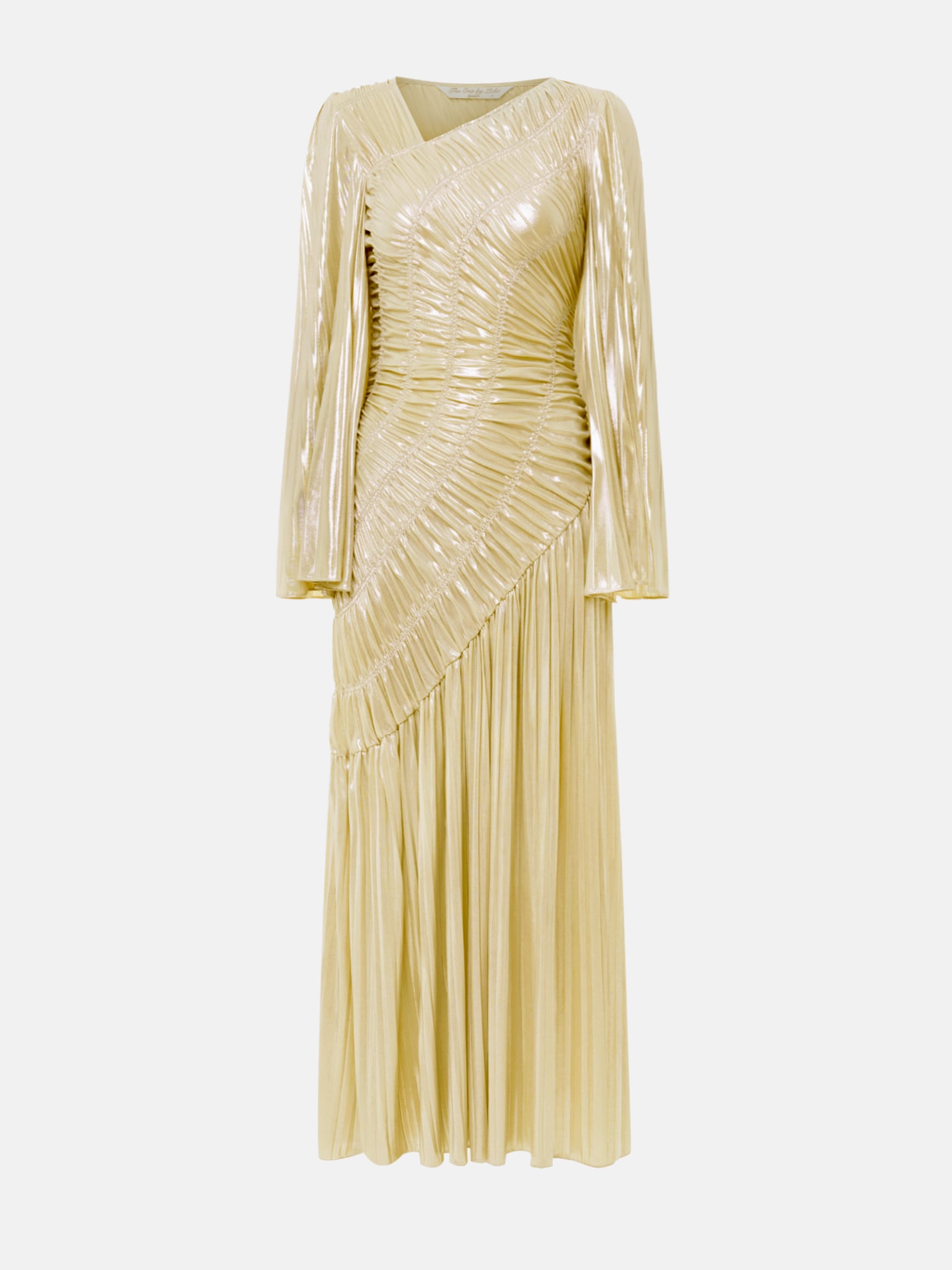 Metallised Fabric Maxi Dress Lichi Online Fashion Store