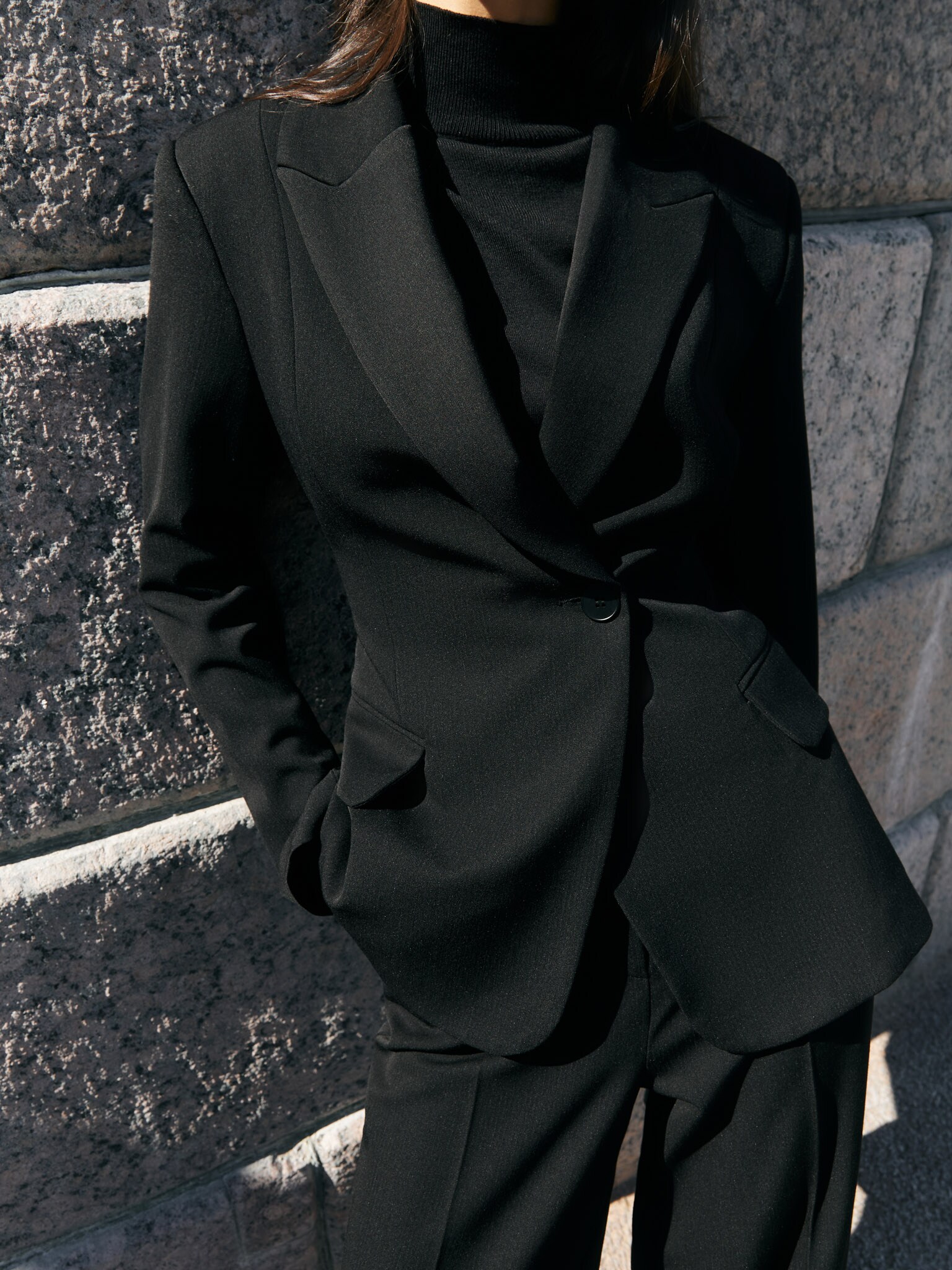 Double-breasted suiting jacket :: LICHI - Online fashion store